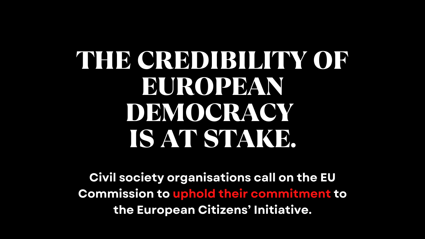 Open letter to the European Commission: Stand by your commitment to the ...